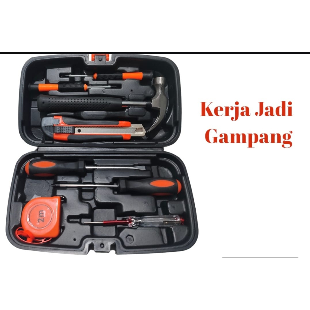 Jual Hand Tool Box Perkakas Tool Kit Set JYS002-8 (8 Macam dalam 1 pack ...