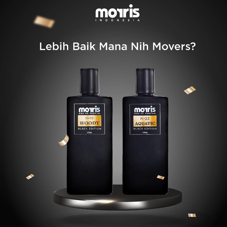 Jual Morris Eau De Parfum Black Edition Series 100mL || Morris EDP ...