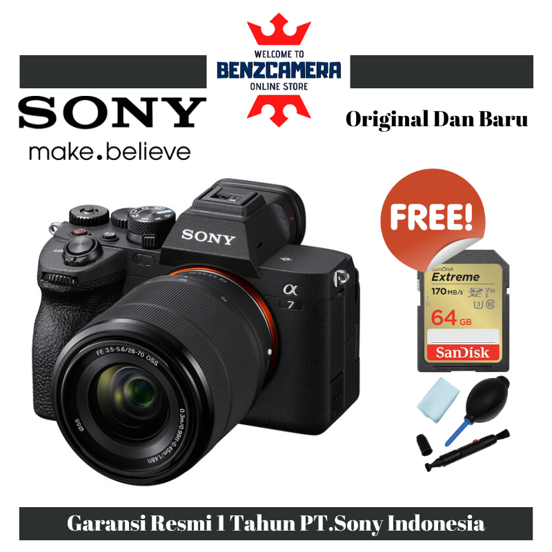 Jual Sony a7IV a7 IV Kit 28-70mm Mirorrless Camera | Shopee Indonesia