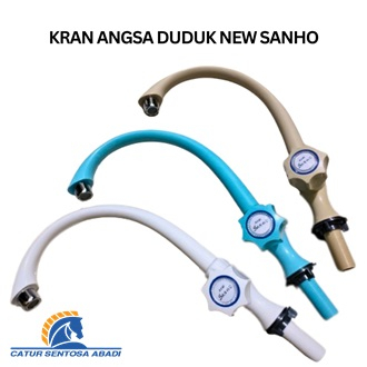 Jual NEW SANHO Kran air leher angsa cuci piring engkol pvc plastik ...