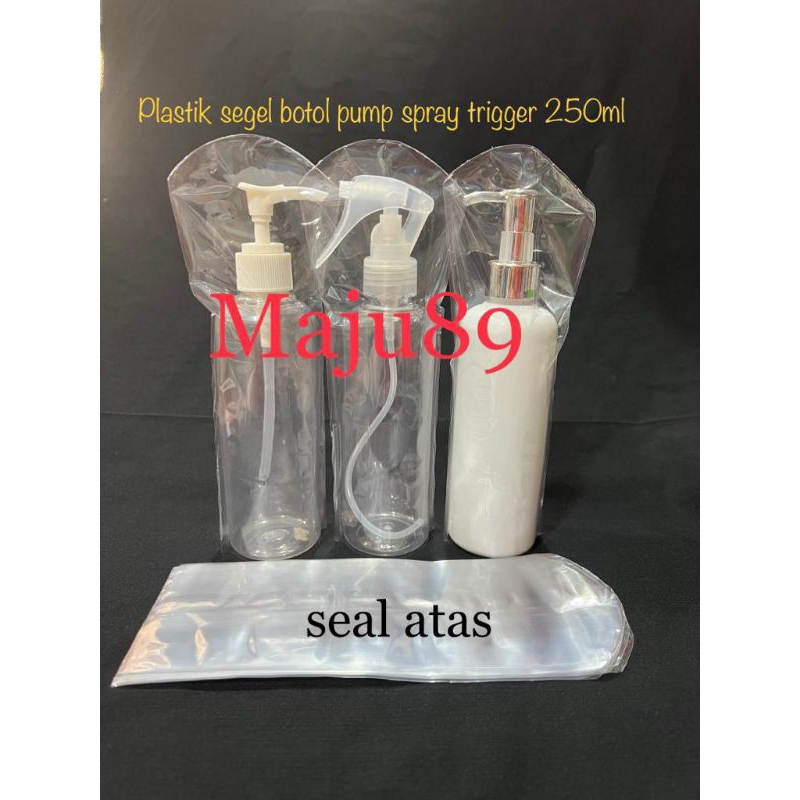 Jual Plastik segel botol pump spray trigger 250ml seal atas | Shopee ...