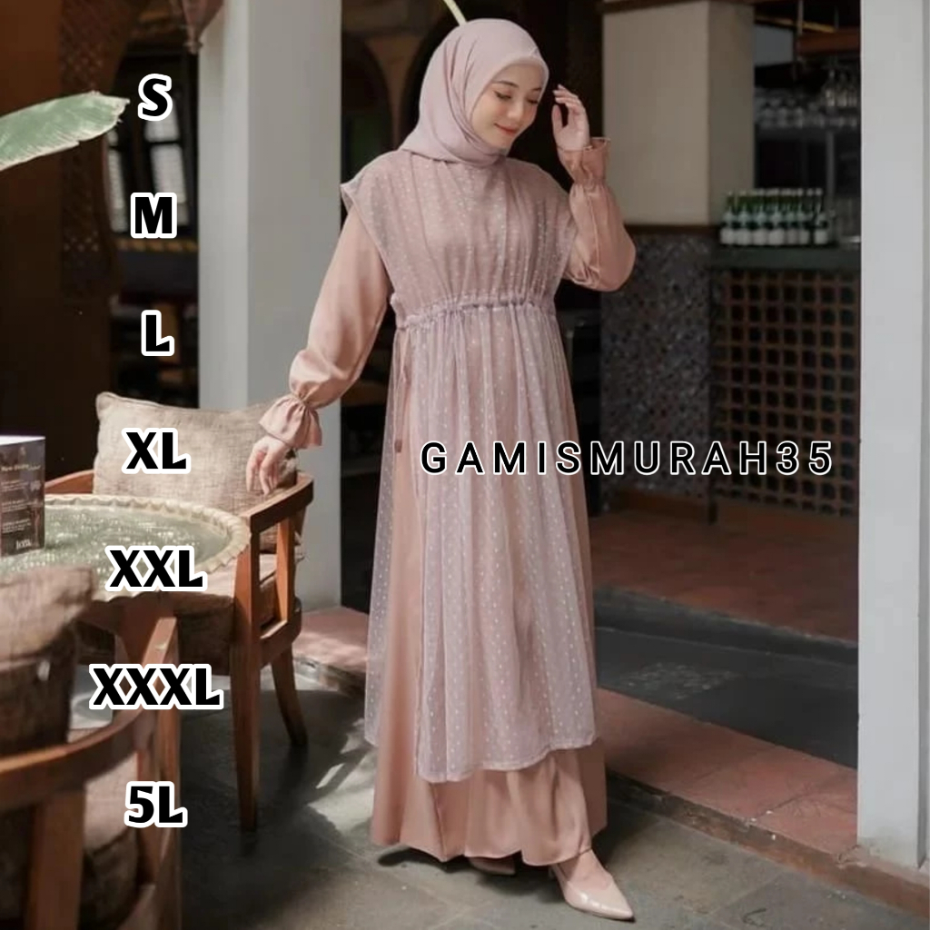 Jual Violita Dress lebaran terbaru 2025 Belva set dress / dress ...