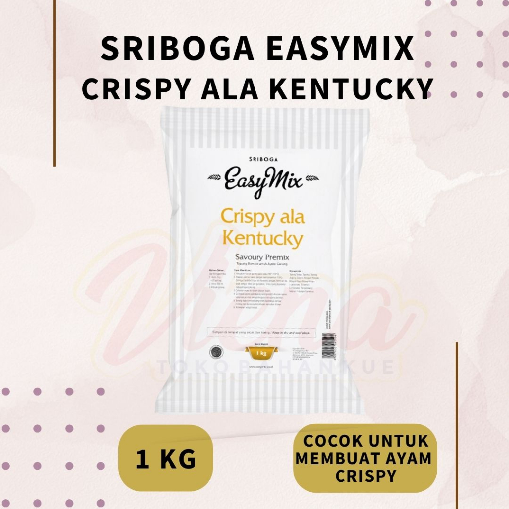 Jual Sriboga Easy Mix Crispy Kentucky 1kg | Shopee Indonesia