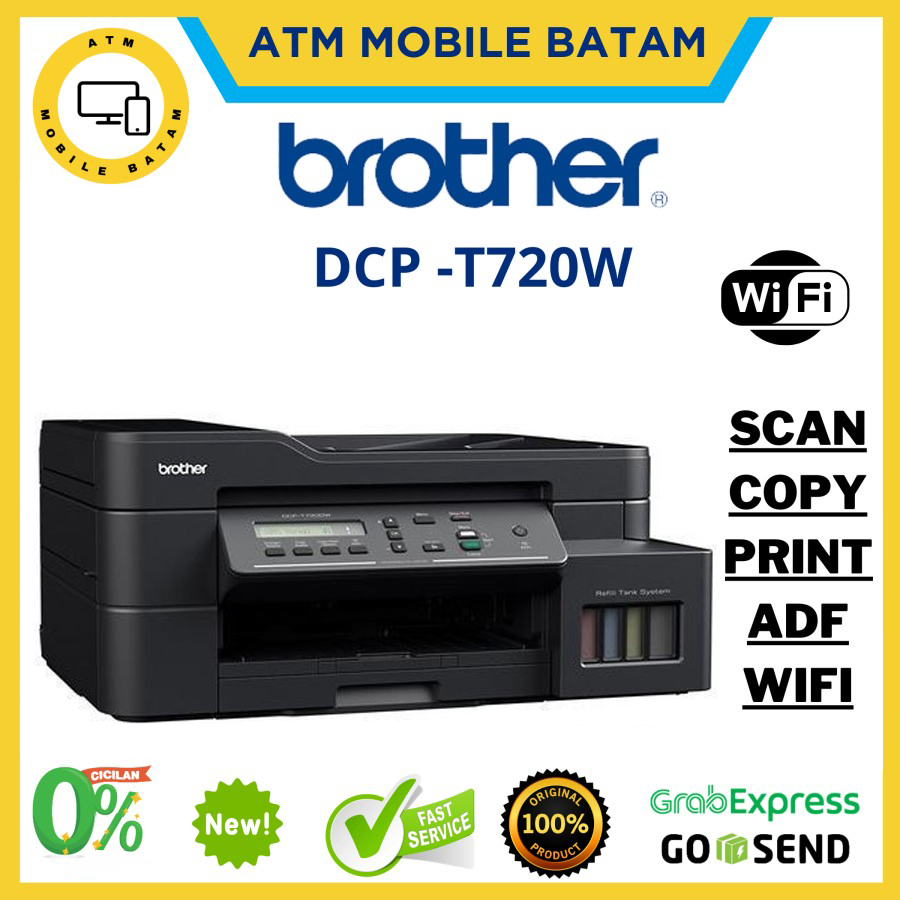 Jual Printer Brother DCP-T720DW Inkjet Wireless Print Multi-function ADF | Shopee Indonesia