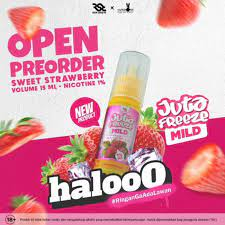 Jual LIQUID JUTA FREEZE MILD 15ML SWEET STRAWBERRY 10ML 1% | Shopee ...