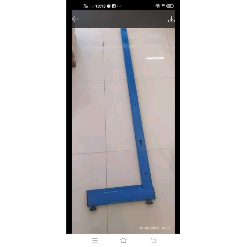 Jual Tiang rak gondola single T150cm hrg 1 kaki | Shopee Indonesia