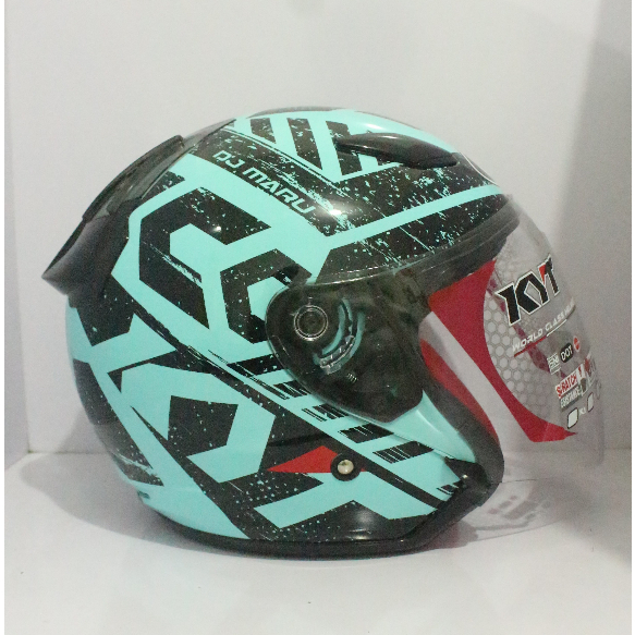 Jual HELM KYT DJ MARU MOTIF #16 TOSCA | Shopee Indonesia