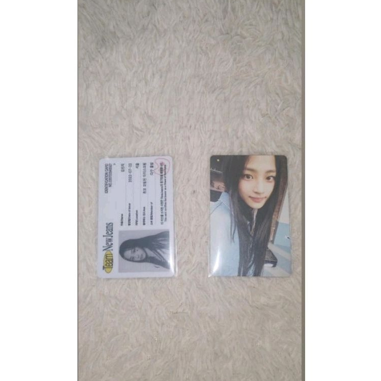 Jual Minji Official Photocard Newjeans Album Bluebook Version & Minji ...