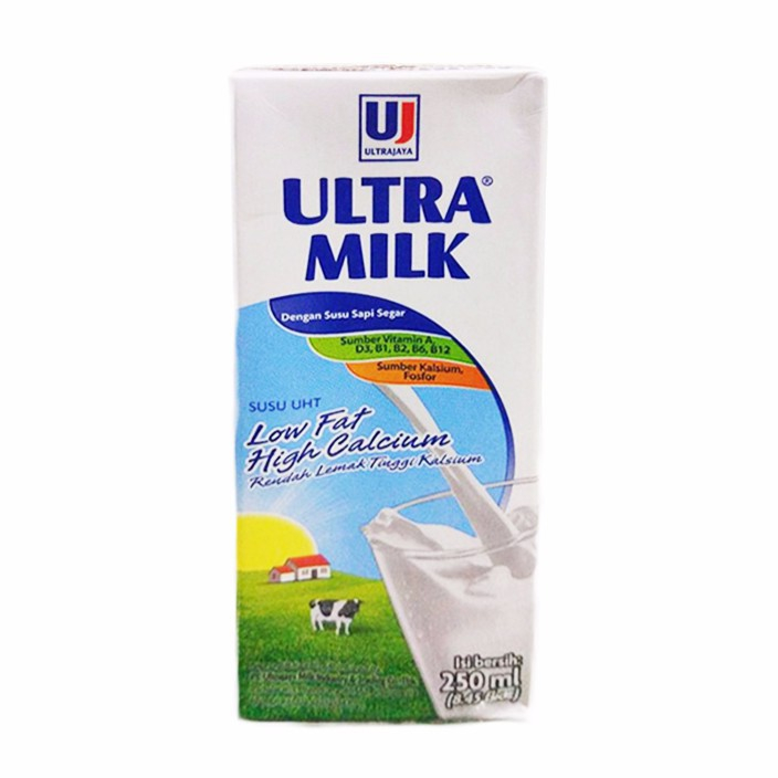Jual SUSU UHT ULTRA MILK LOW FAT HI-CAL 250 ML | Shopee Indonesia