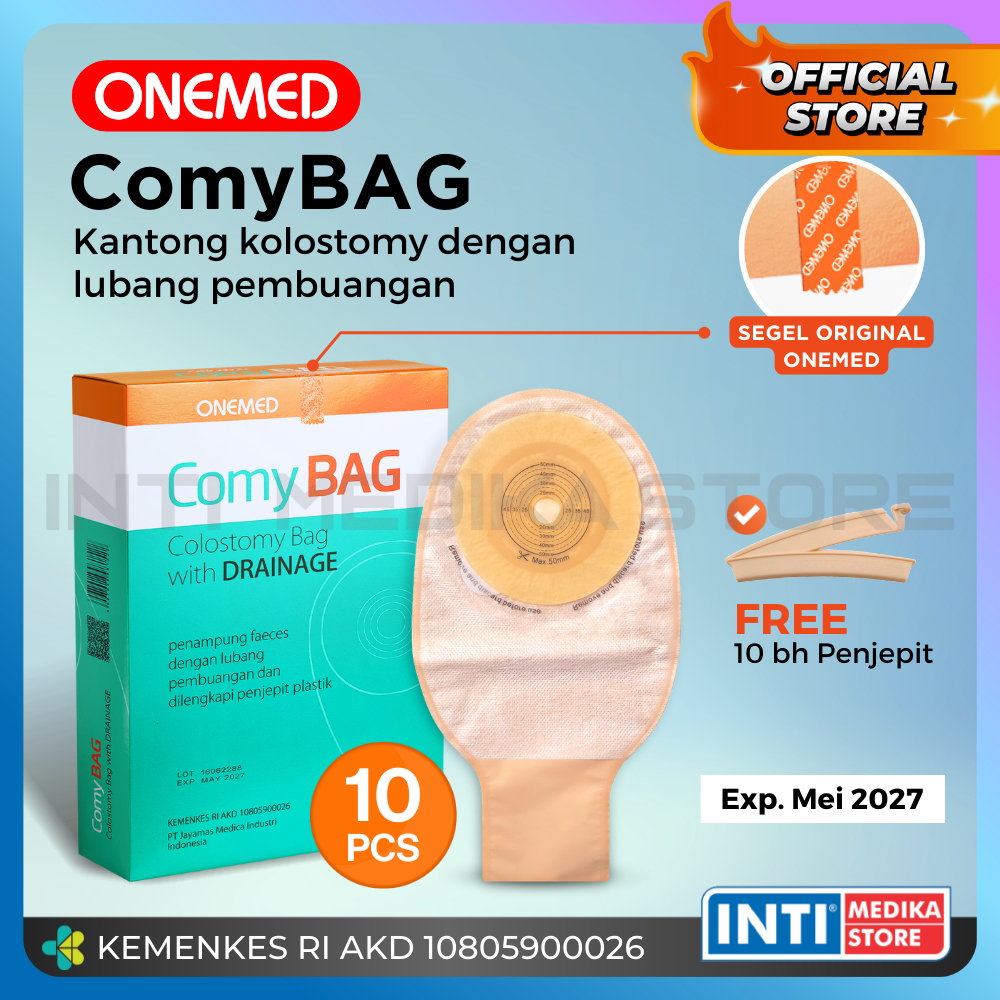 Jual ONEMED - Colostomy Bag With Drainage / Comy Bag / Kantong ...