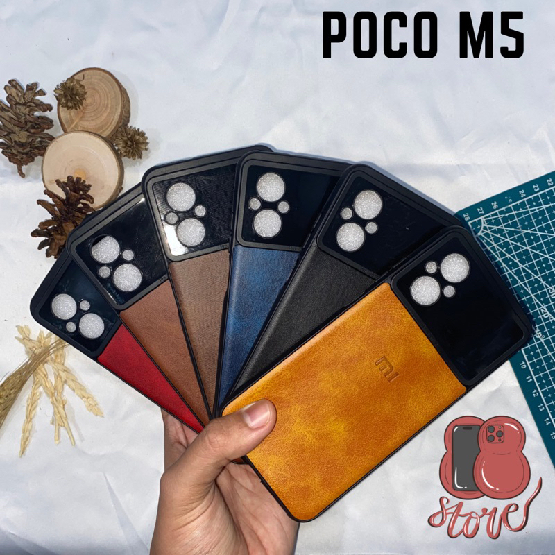 Jual Softcase Poco M5 Kulit Premium Warna Natural Leather Case | Shopee ...