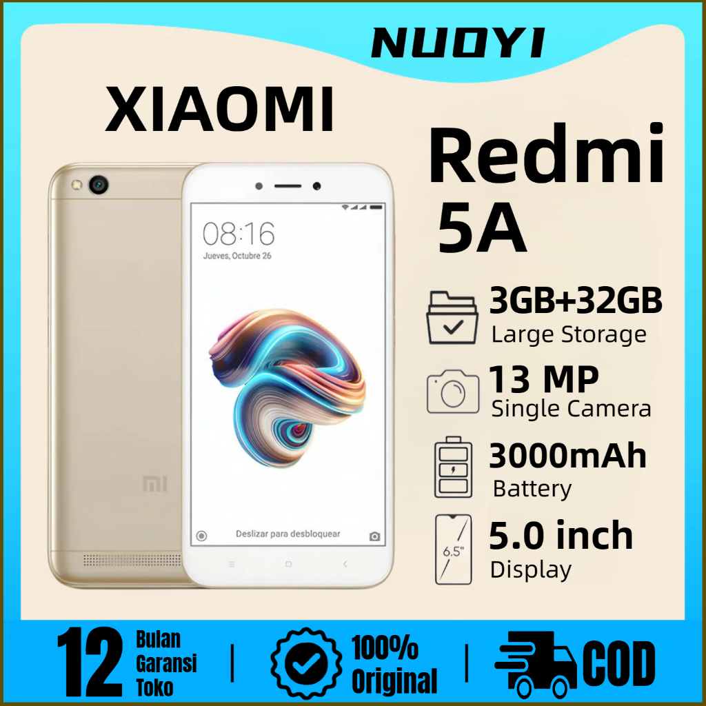 Jual Xiaomi Redmi 5A 2/16gb dan 3/32gb | Shopee Indonesia