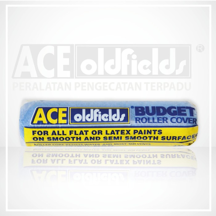 Jual Refill Bulu Kuas Roll Tembok ACE Oldfields BUDGET 230mm | Shopee ...
