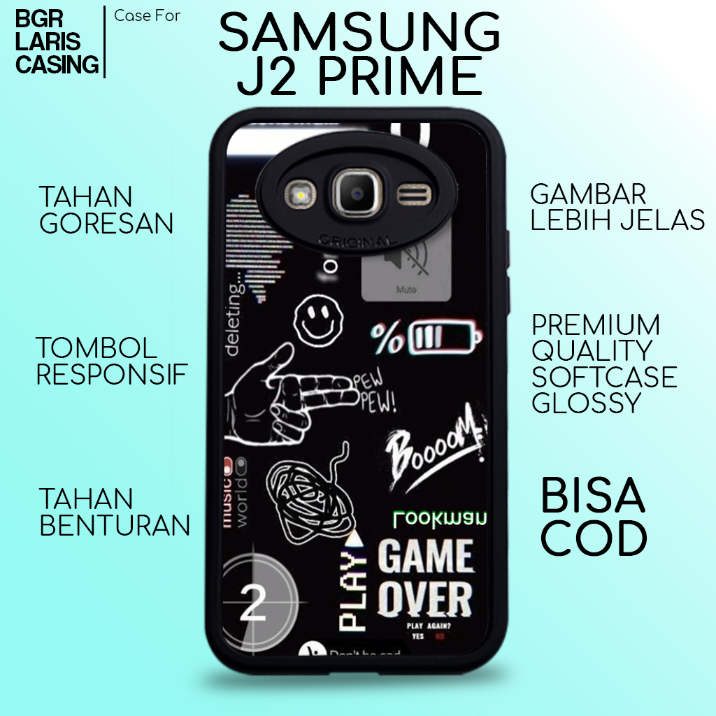 Jual casing samsung j2 prime motif aesthetic black 5 hitam lucu terbaru untuk cowok cewek bahan ...
