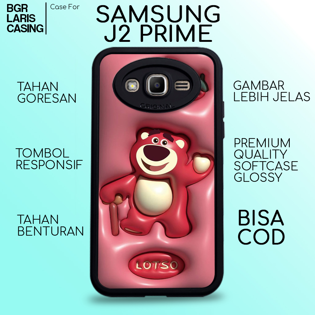 Jual casing samsung j2 prime motif aesthetic cute bear kawai lotso lucu ...