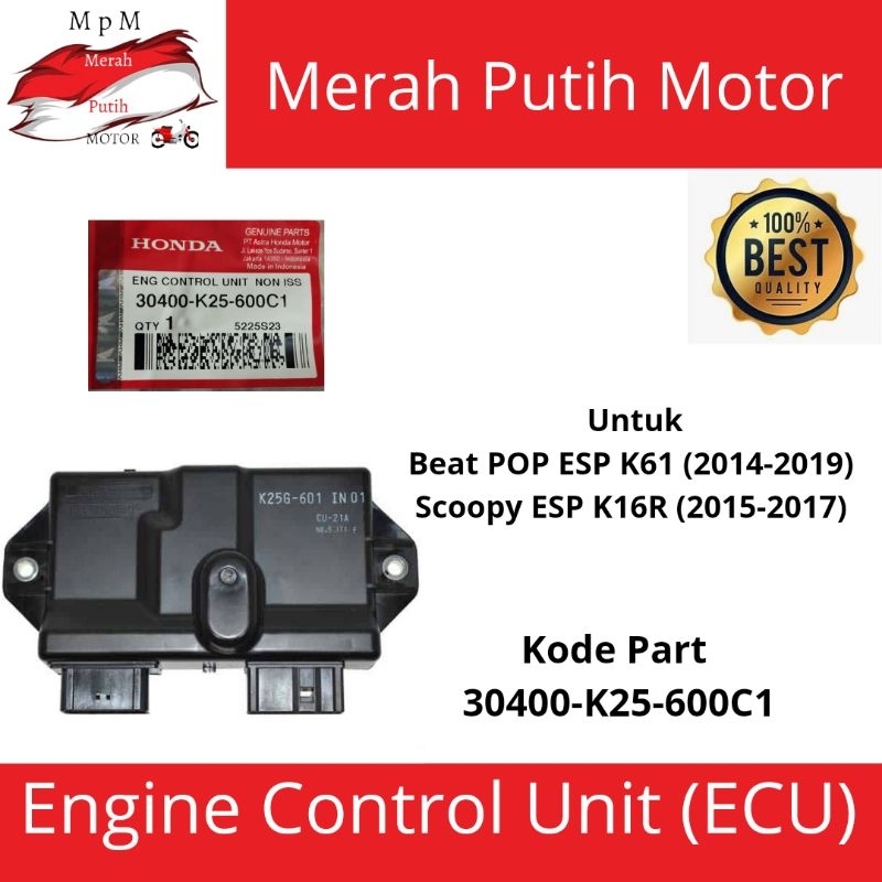 Jual ENGINE CONTROL UNIT ECU HONDA BEAT FI SCOOPY FI NON ISS 100% ...