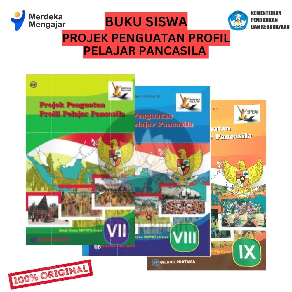 Jual Buku Projek Penguatan Profil Pelajar Pancasila (P5) - SMP Kelas 7 ...