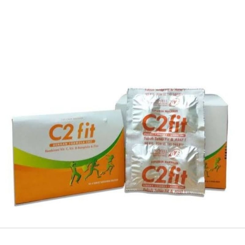 Jual C2 fit strip isi 4 tablet | Shopee Indonesia