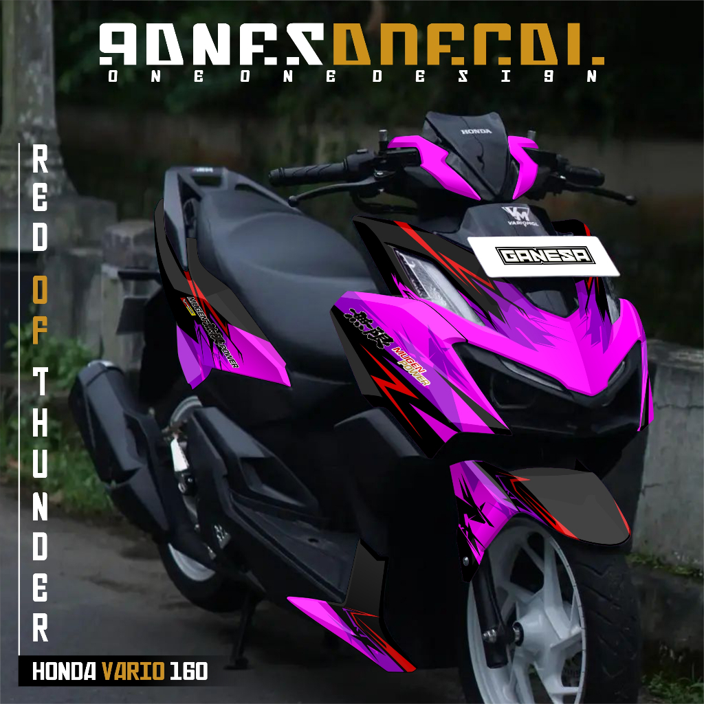 Jual Decal stiker Vario 160 New ABS/NON ABS fullbody Dekal Sticker ...