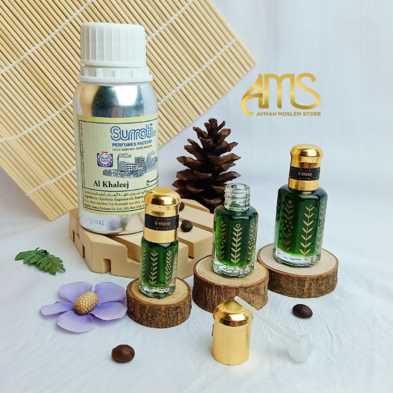 Jual SURATI PARFUM SHALAT AL-KHALEEJ 100% FULL BIANG ISI 3ML, 6ML, 12ML ORIGINAL SURATI | Shopee ...
