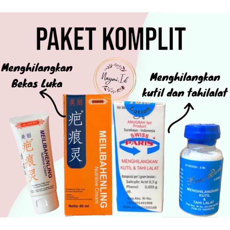 Jual (COD) PENGHILANG KUTIL DAN TAHI LALAT PAKET OBAT MEILIBAHENLING ...
