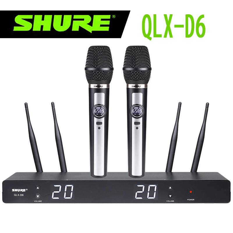 Jual mic wireless shuer/original QLX-D2,mic wireless,mic karaoke,wireless mikrofon,mik wireless ...