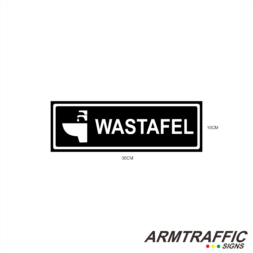 Jual SIGN WASTAFEL 10 X 30 CM | ARAH TANDA PETUNJUK RAMBU | Shopee ...