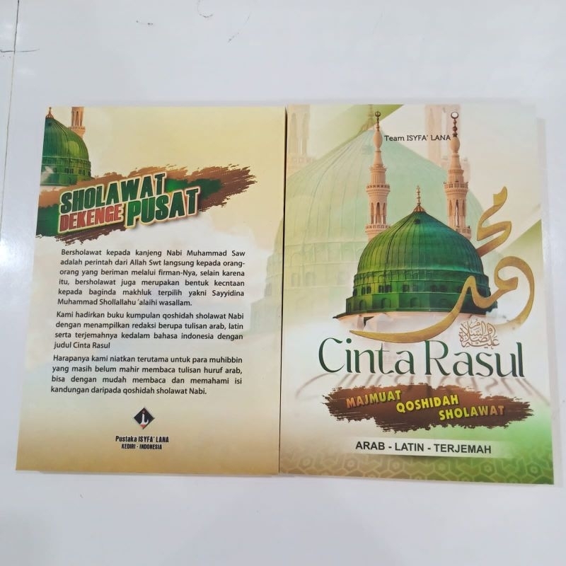 Jual Buku cinta rasul HARD COVER sholawat 3 bahasa Arab Latin terjemah ...