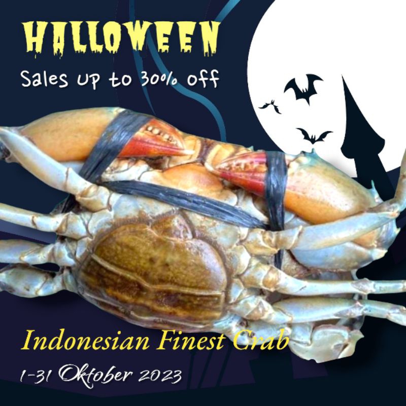 Jual Kepiting Telor Jumbo Per 1 Ekor Varian (600 gram-1000 gram ...