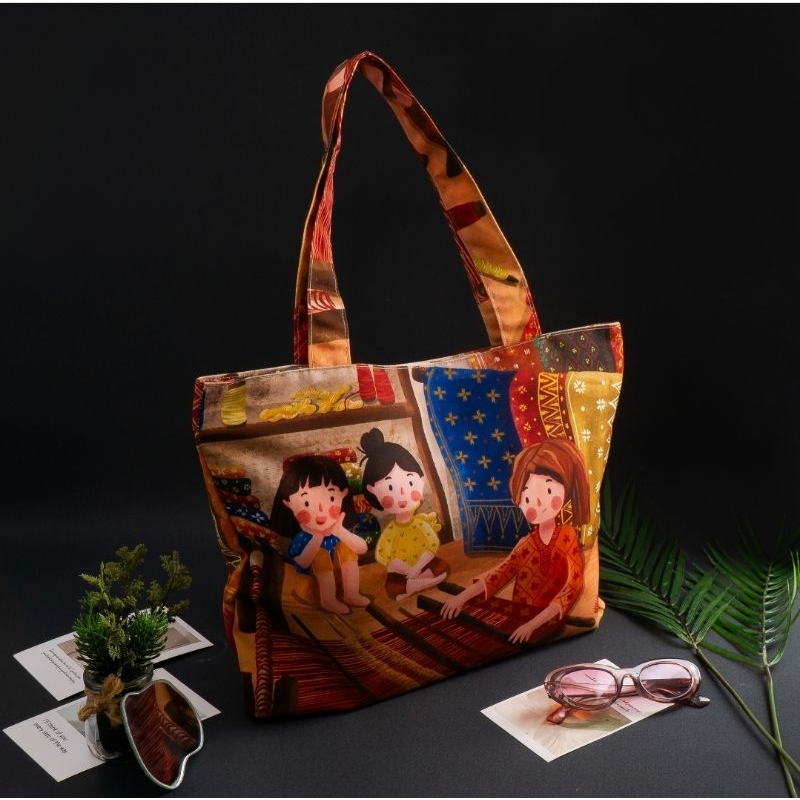Jual Tote Bag Tenun Songket Palembang | Shopee Indonesia