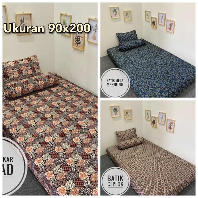 Jual SPREI MOTIF BATIK 90X200 TINGGI 20 CM | Shopee Indonesia