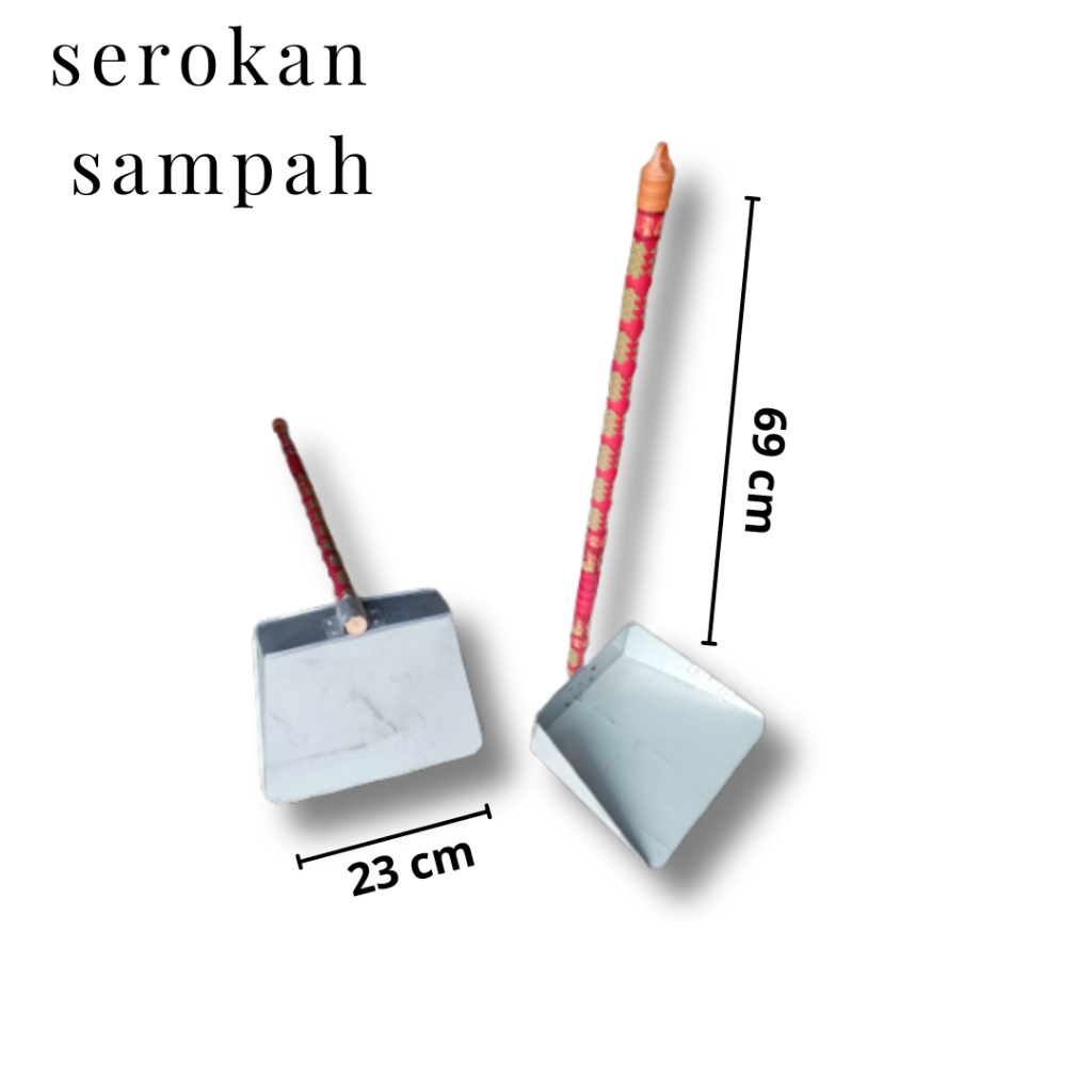 Jual PENGKI KALENG MURAH / PENGKI SENG GAGANG KAYU / SEROKAN SAMPAH ...