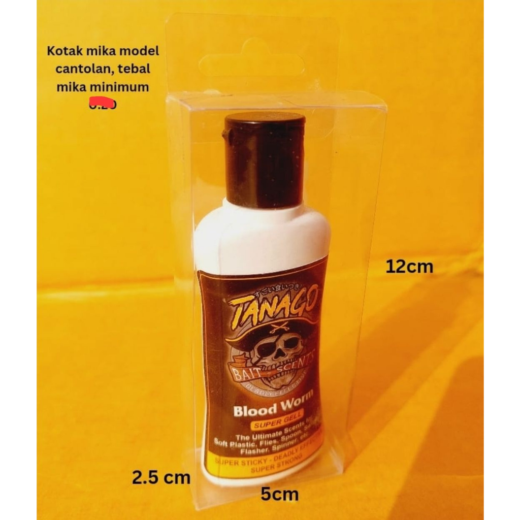 Jual Kotak Packaging Berbahan Mika Uk 5 x 2.5 x 12 Model Tutup Odol ...