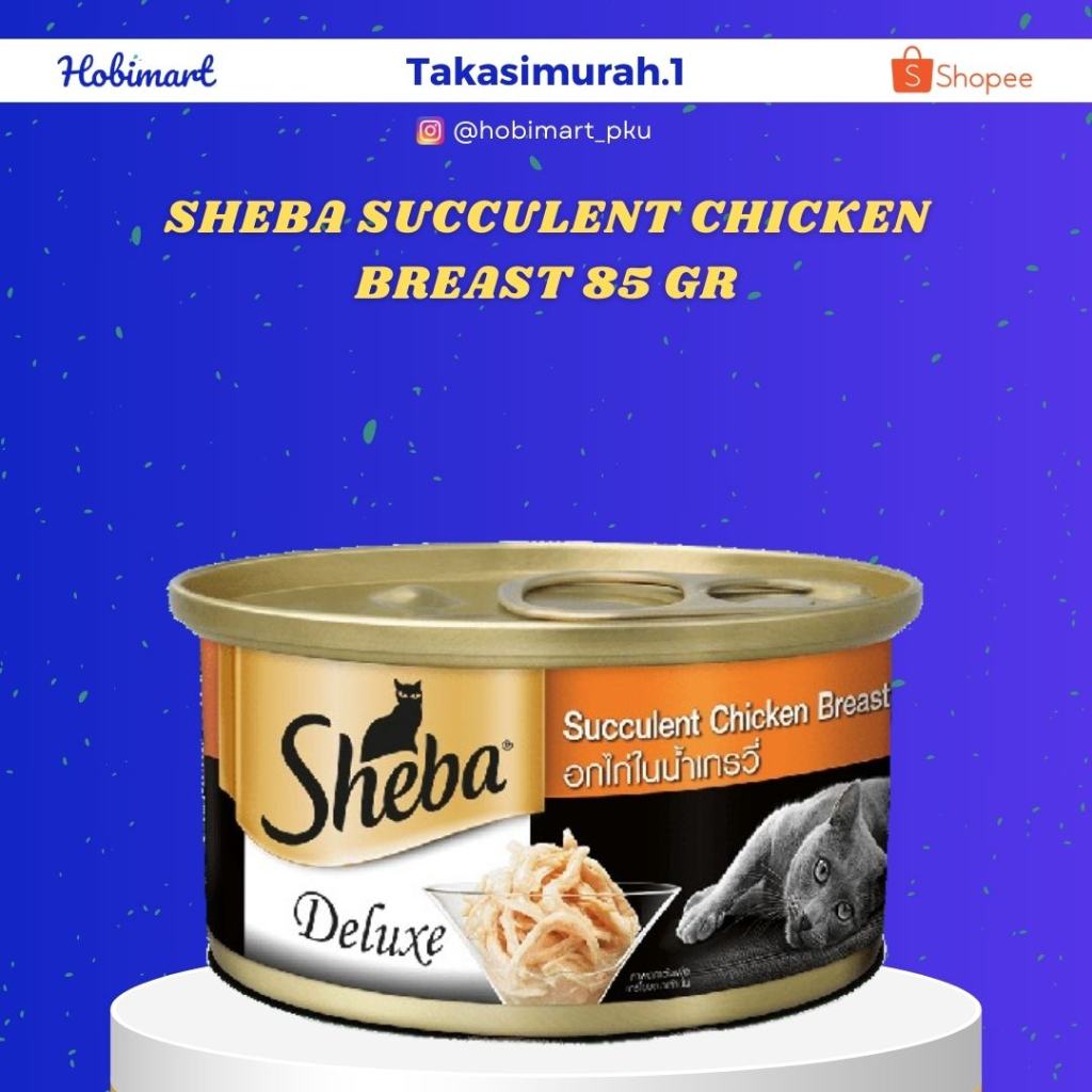 Jual SHEBA SUCCULENT CHICKEN BREAST 85 GR | Shopee Indonesia