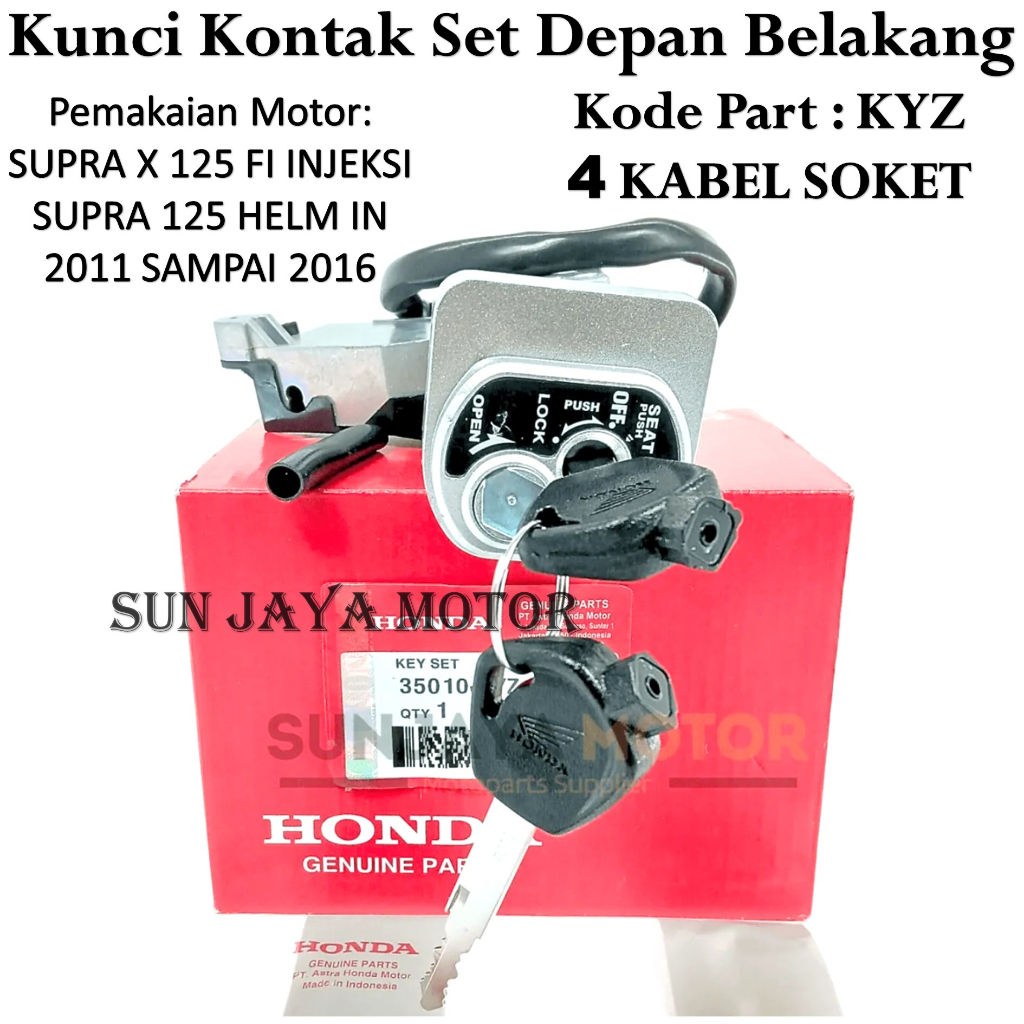 Jual Kunci Kontak Set Supra 125 FI Injeksi - Supra 125 helm In Kode ...