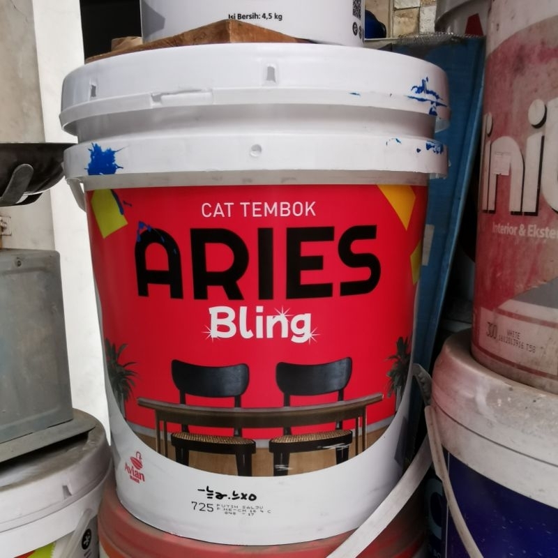 Jual Aries Bling Cat Tembok Interior Pail 18Kg Ready Bandung | Shopee Indonesia