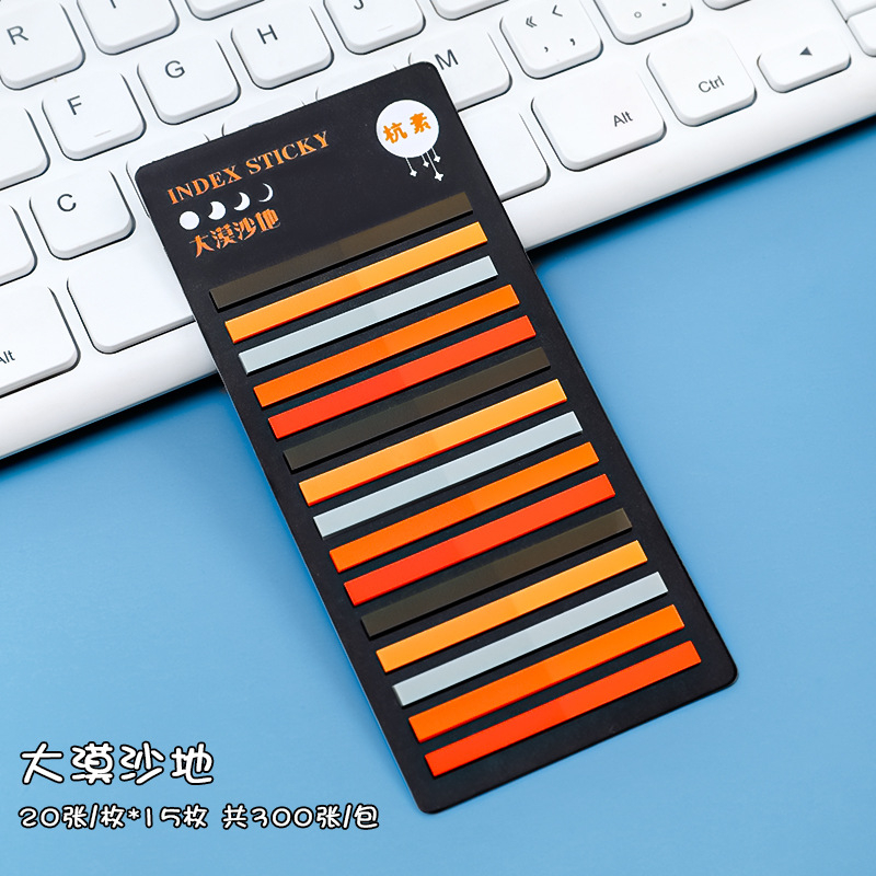 Jual Highlighter Strip Pendek Sticker Penanda Poin Bacaan Penanda ...