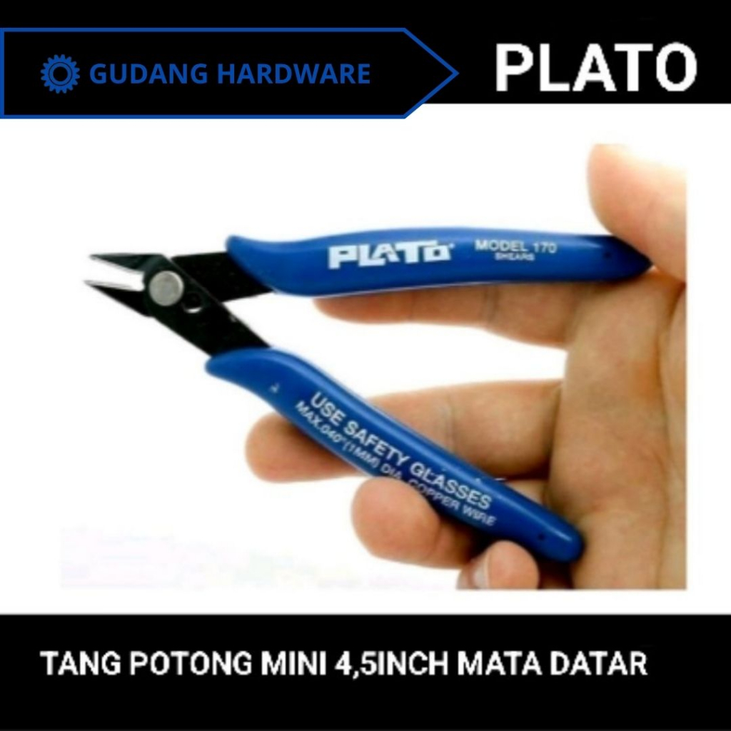 Jual Plato tang potong mini 4,5inch mata plat rata tipis | Shopee Indonesia