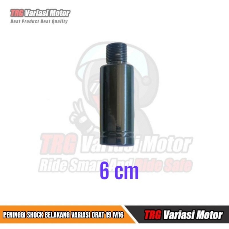 Jual Peninggi Shock Belakang Drat 19 M16 Black Edition PNP Matic Bebek Sport | Shopee Indonesia