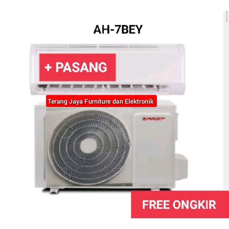 Jual KHUSUS PALEMBANG AC 3/4 PK SHARP STANDAR AH-A7BEY AHA7BEY ORIGINAL | Shopee Indonesia