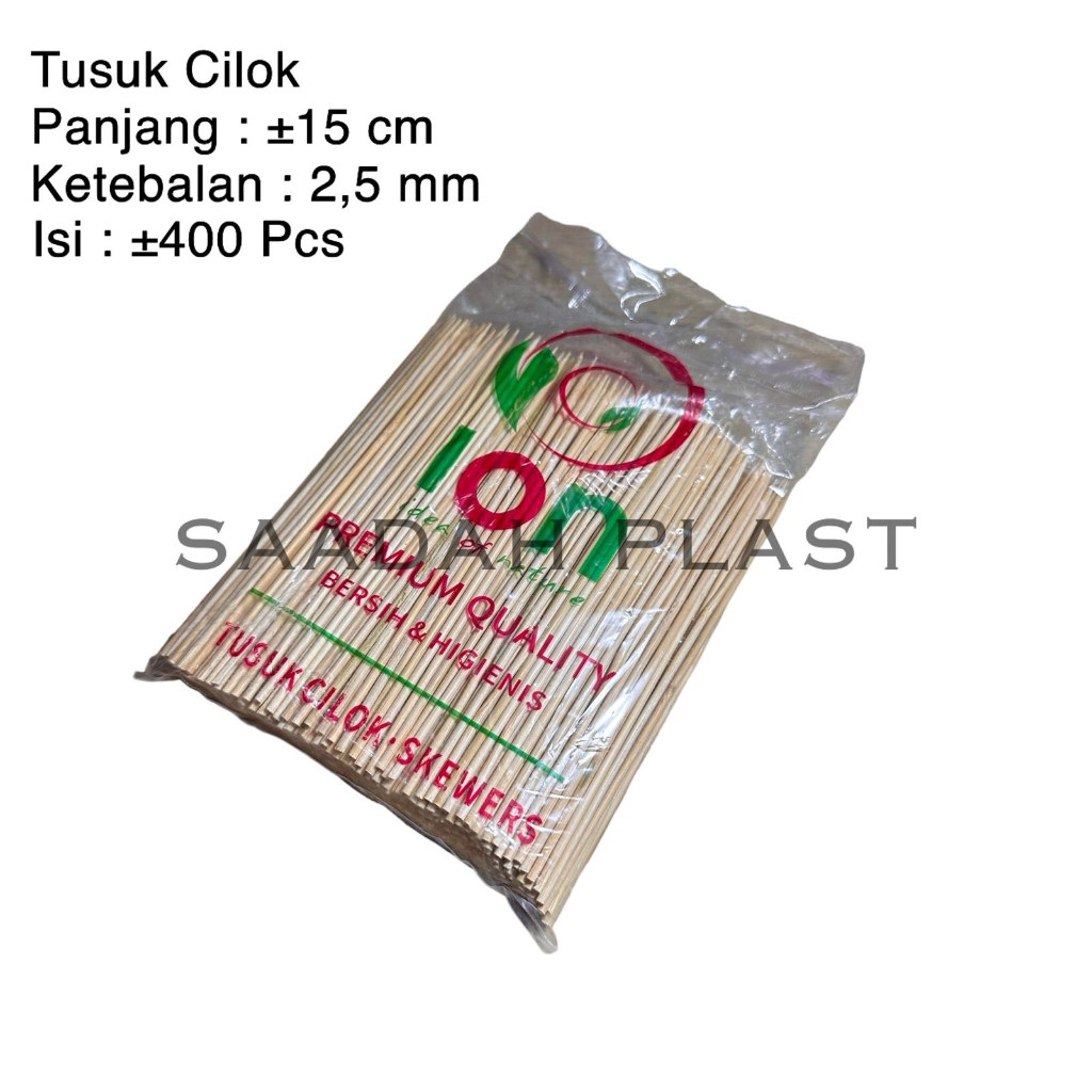 Jual Tusuk Sate Cilok / Pentol Bambu Panjang 15cm | Shopee Indonesia