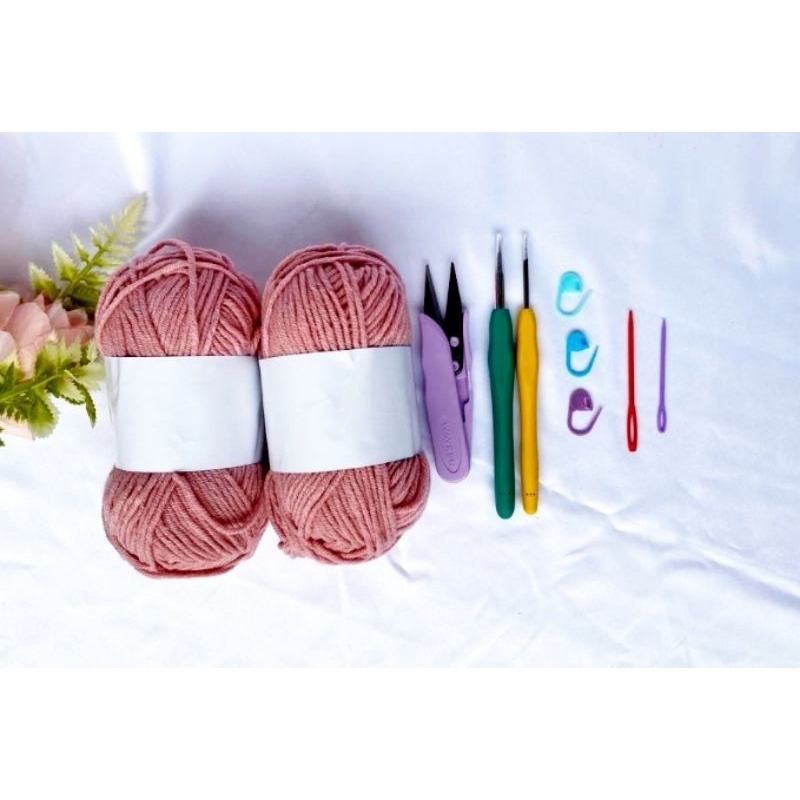 Jual Paket Rajut Untuk Pemula Kit Rajut Set Alat Rajut | Shopee Indonesia