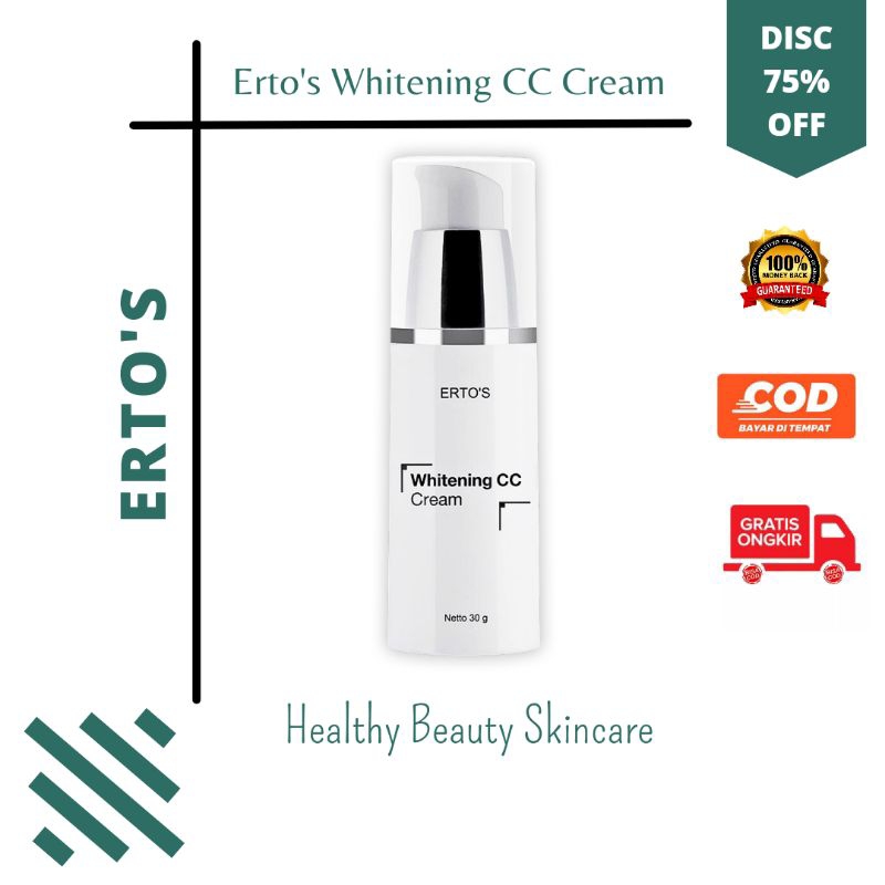 Jual Erto's CC Cream Whitening Original | Shopee Indonesia