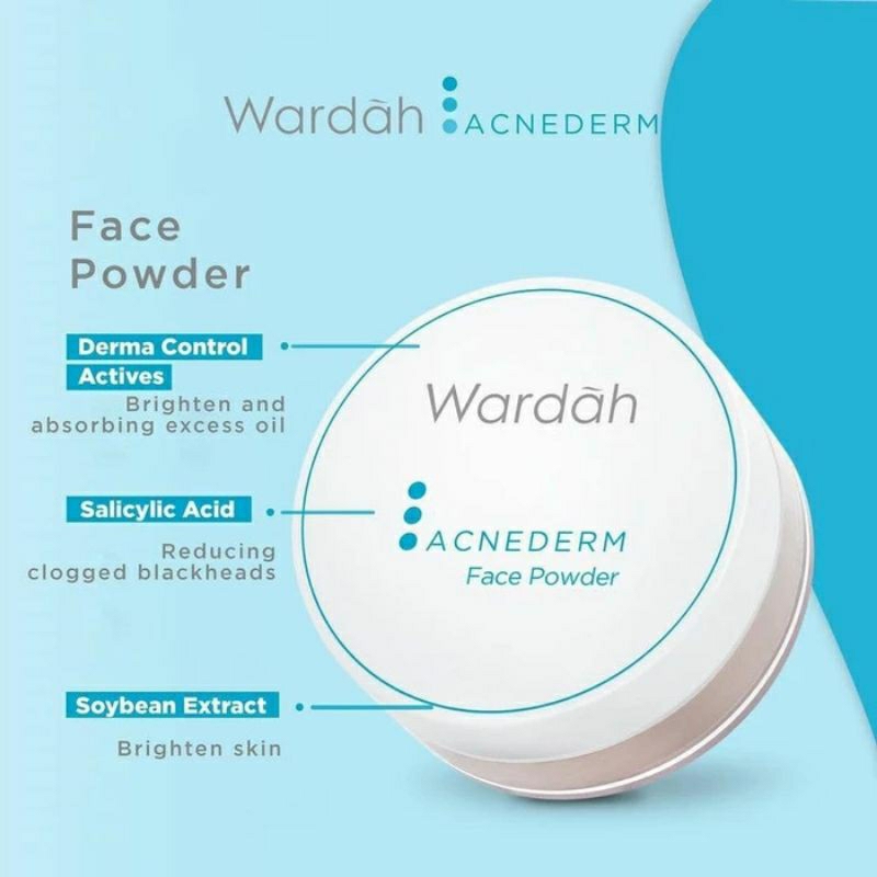Jual Wardah Acnederm Face Powder | Shopee Indonesia