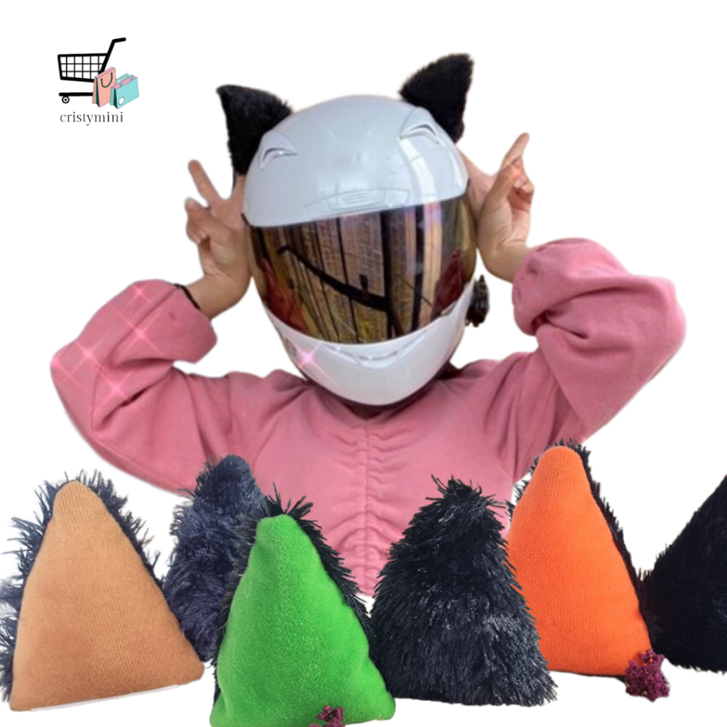 Jual kuping kucing untuk helm Kuping kucing helm neko helm kuping ...