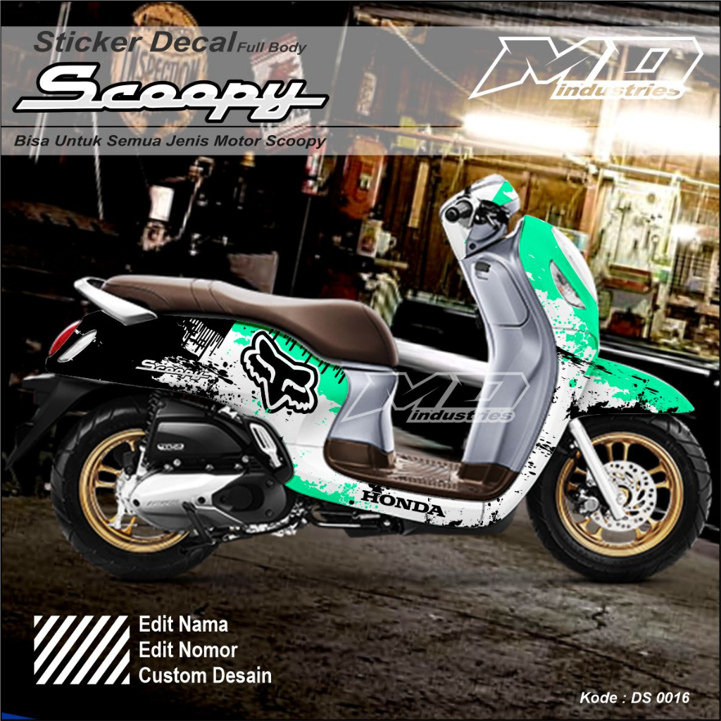 Jual Decal Scoopy Full Body Custom Desain - Decal Sticker Scoopy FI ...