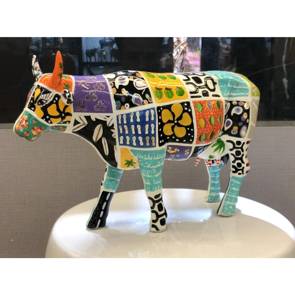 Jual Pajangan Dekorasi Patung Sapi / Cow Parade Art Figurine EB Home ...