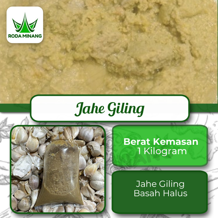 Jual Jahe Giling Halus Segar Bumbu Jadi Basah Asli Tanpa Pengawet MSG ...