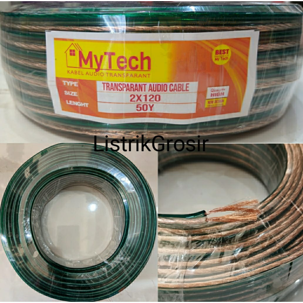 Jual MyTech Kabel Monster Bening Kabel Transparan Kabel Audio Speaker ...