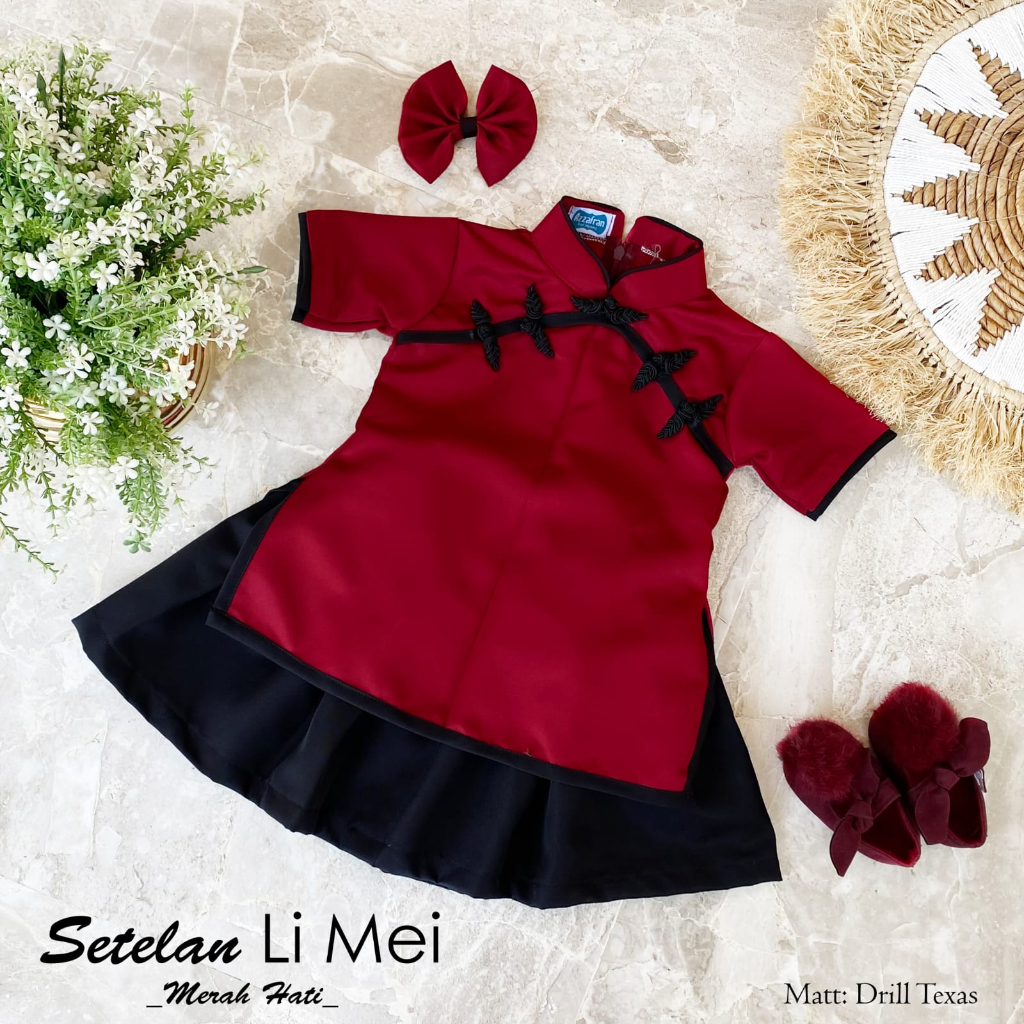 Jual 5.5 SALE Setelan Li Mei Baju Cheongsam Adat Tradisional China Anak ...